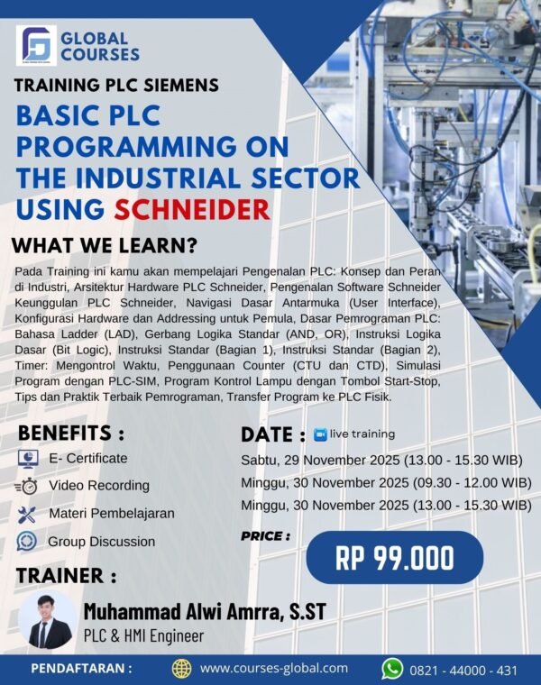 TRAINING PLC SCHNEIDER – BASIC PLC PROGRAMMING ON THE INDUSTRIAL SECTOR ...